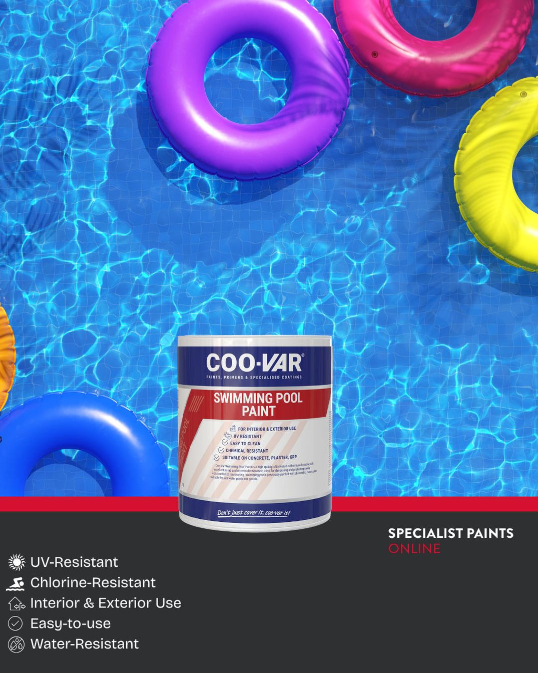 Swimming Pool Paint - Chlorinated Rubber Pool Coating | Coo-Var ...