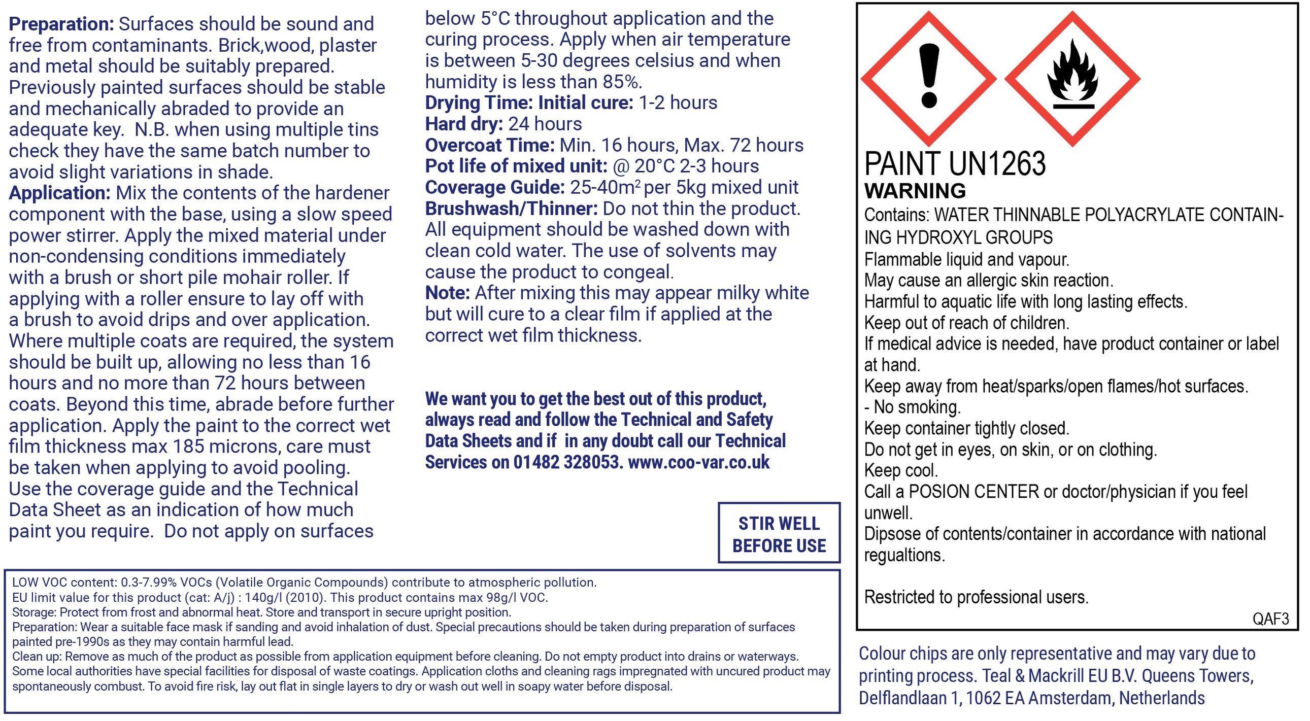 Water-Based Anti-Graffiti Coating | Two-Pack Polyurethane | Coo-Var ...